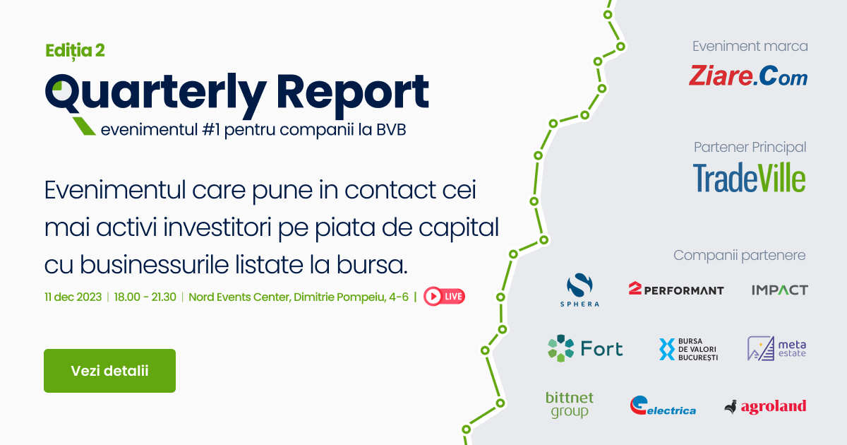Quarterly Report · evenimentul #1 pentru companii la BVB - Ediția 2